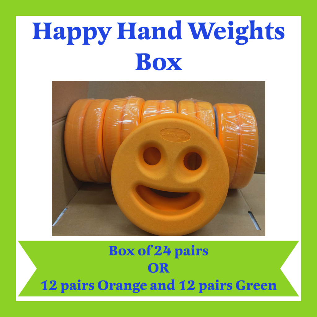 Aquafit Happy Face Hand Weights (Box of 24 pairs) - Aqua Fitness & Land ...