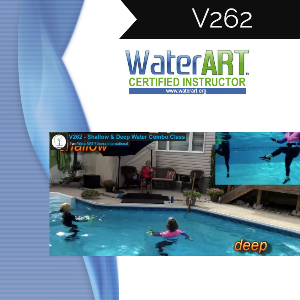 V262 - Shallow & Deep Water Combo Class Workout - Aqua Fitness & Land ...